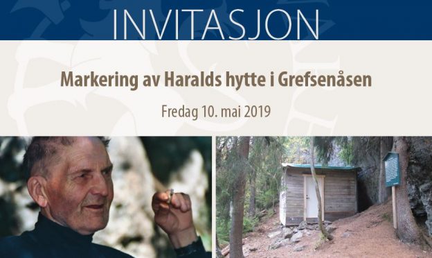 Invitasjon til markering av Haralds hytte fredag 10. mai | Lillomarkas venner