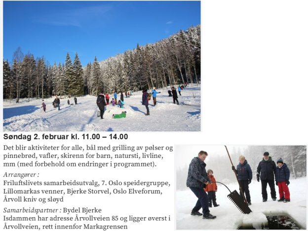 Aktivitetsdag på Isdammen | Lillomarkas venner